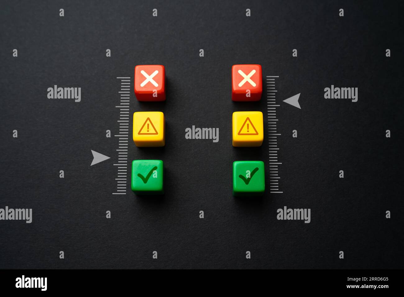 Danger levels. Anxiety scale. An increase in stress. Mental health ...