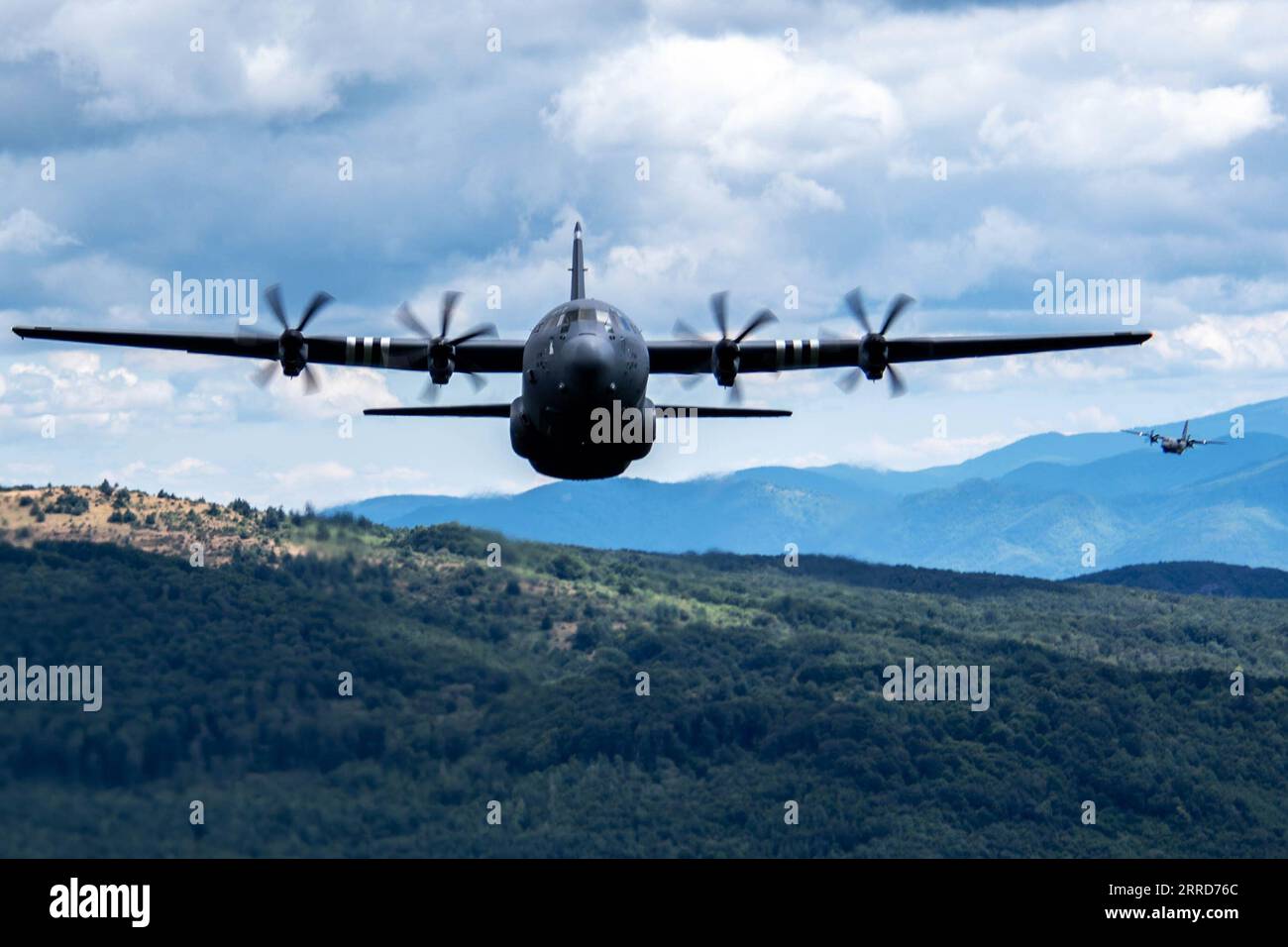 Bulgaria. 9th Aug, 2023. U.S. Air Force C-130J Super Hercules aircraft ...
