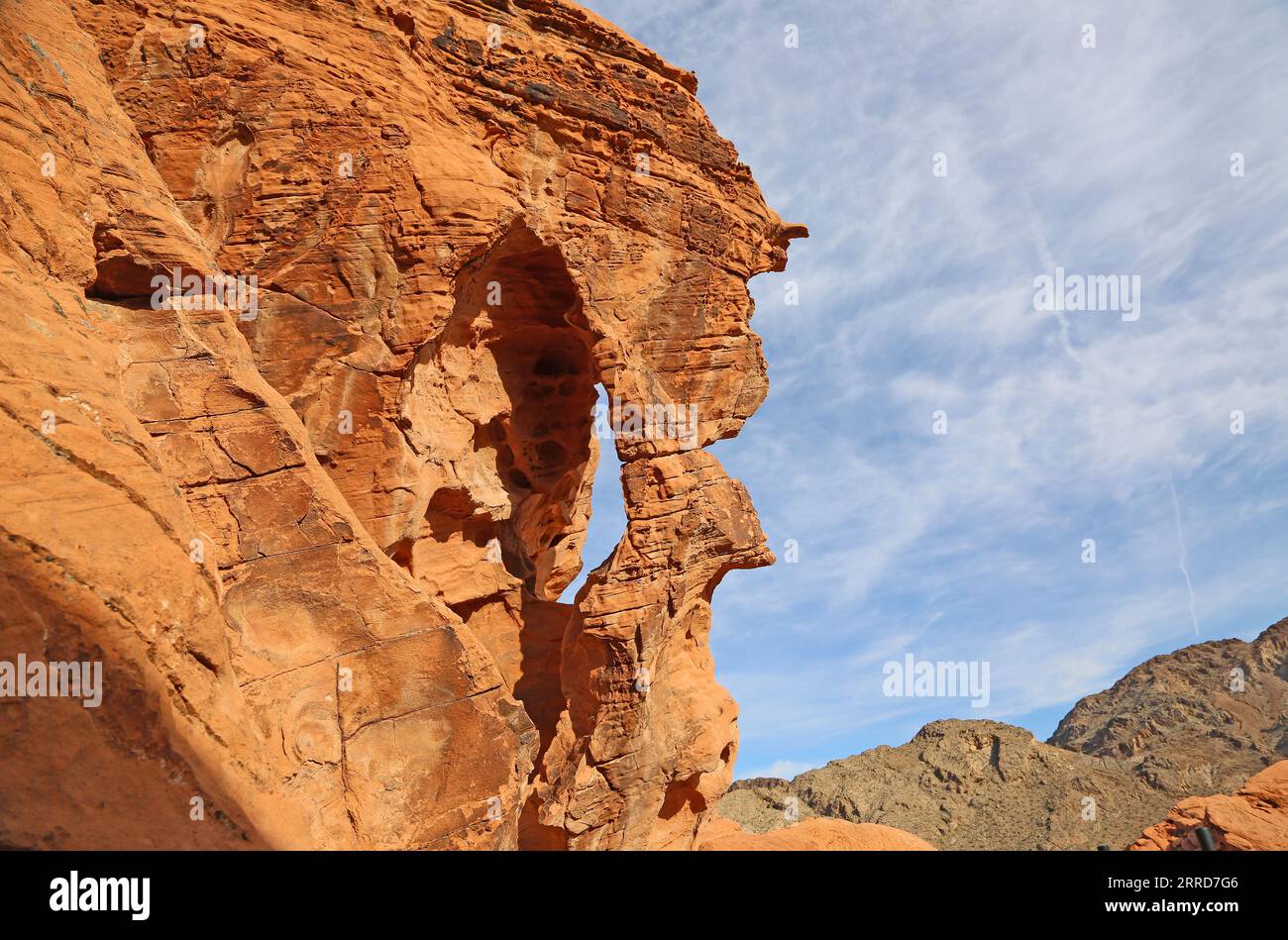 Natural arch - Valley of Fire State Park, Nevada Stock Photo - Alamy