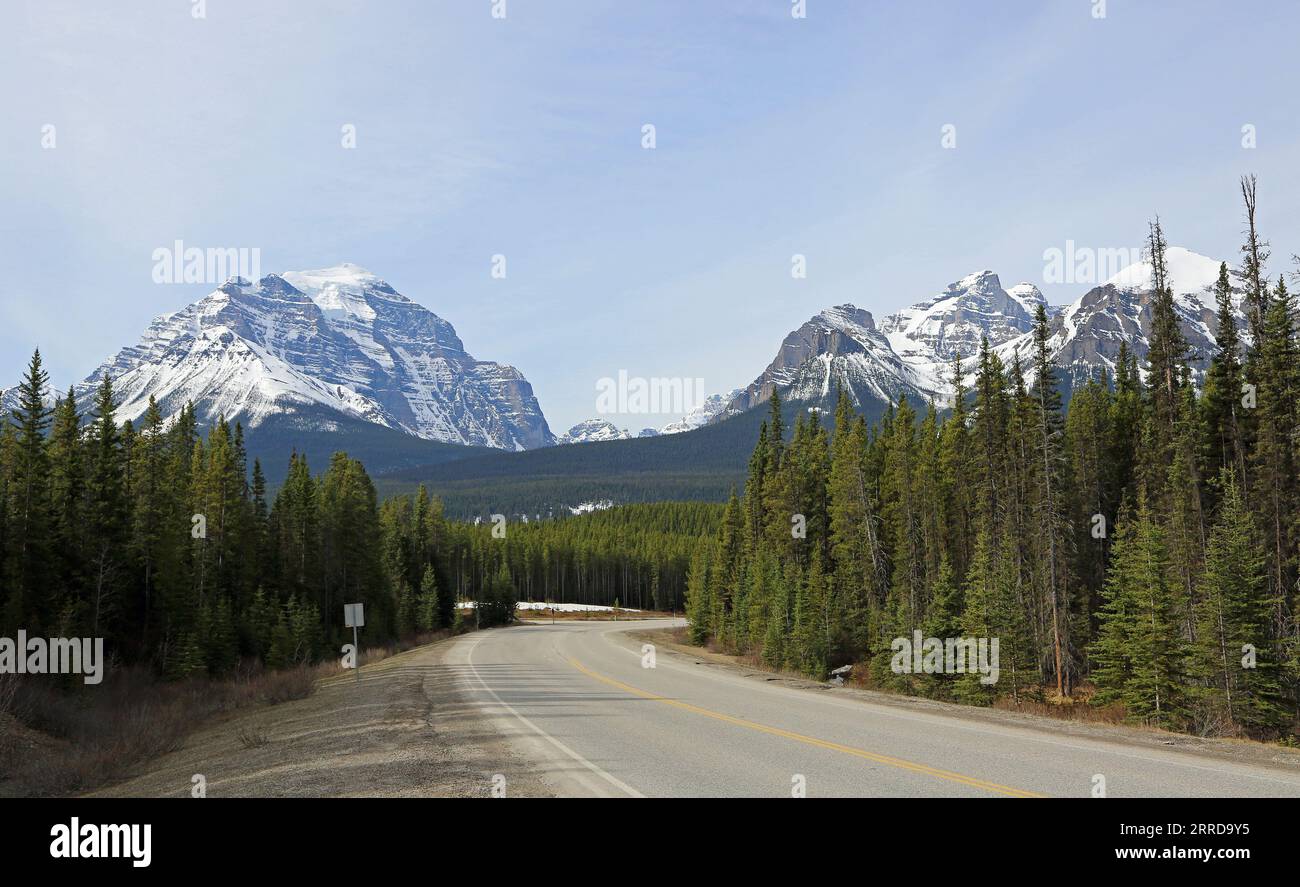 View at Mt Temple, Canada Stock Photo - Alamy
