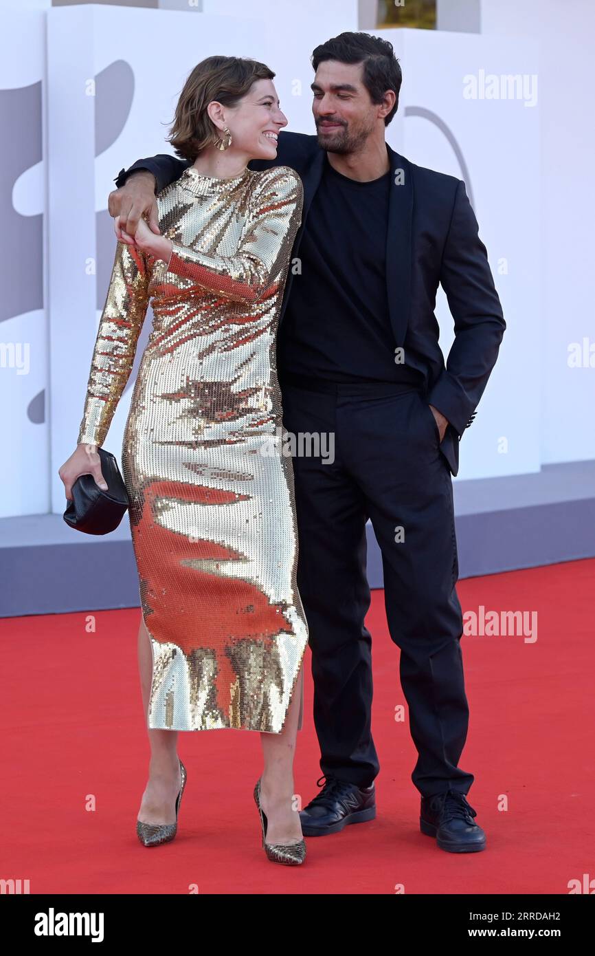 Venice Lido, Italy. 07th Sep, 2023. Federica De Benedittis (l) and ...