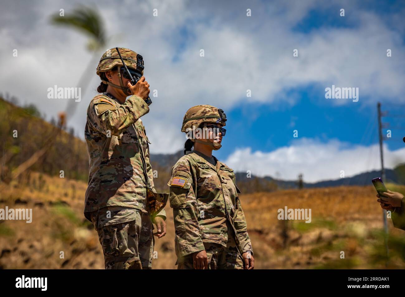 Hawaii, USA. 1st Sep, 2023. Hawaii Army National Guard Spc. Keana Makai ...