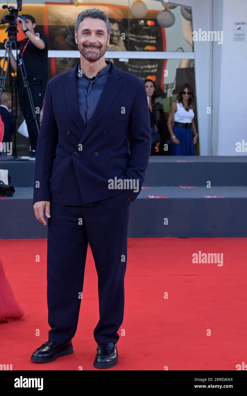Venice Lido, Italy. 07th Sep, 2023. Raoul Bova attends the red carpet ...