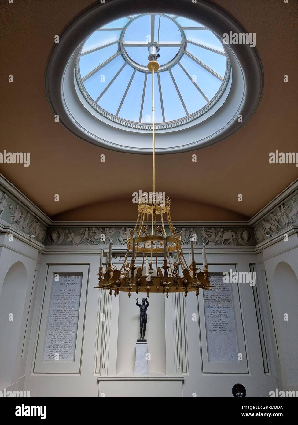 Skylight of the ashmolean museum building at oxford hi-res stock ...