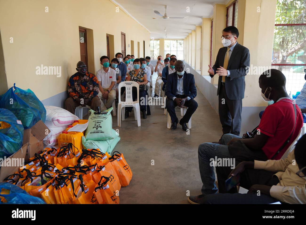 211221 -- JUBA, Dec. 21, 2021 -- Hua Ning 2nd R, Chinese Ambassador to ...