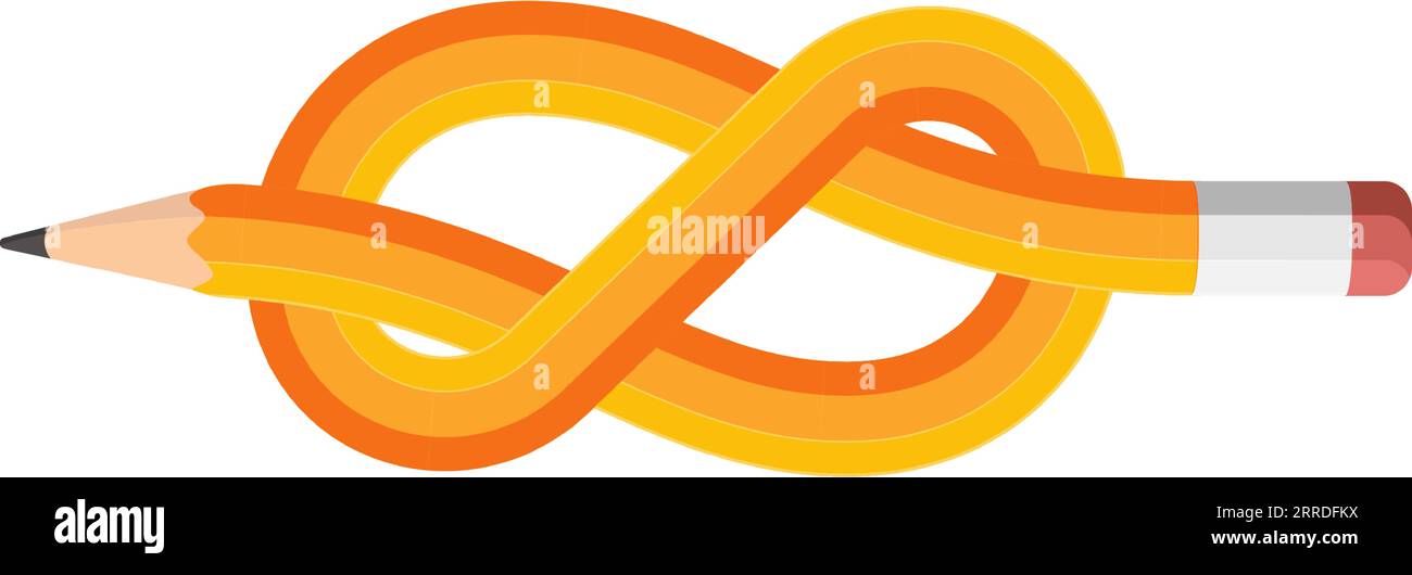 pencil knot line border Stock Vector Image & Art - Alamy
