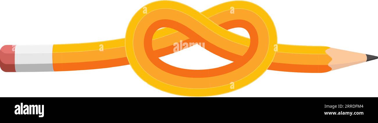 pencil knot line border Stock Vector Image & Art - Alamy