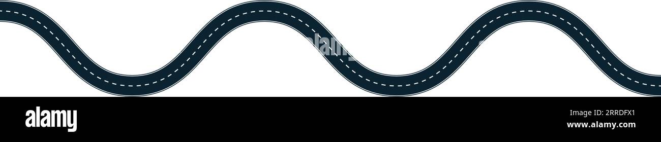 Wavy street Stock Vector Images - Alamy