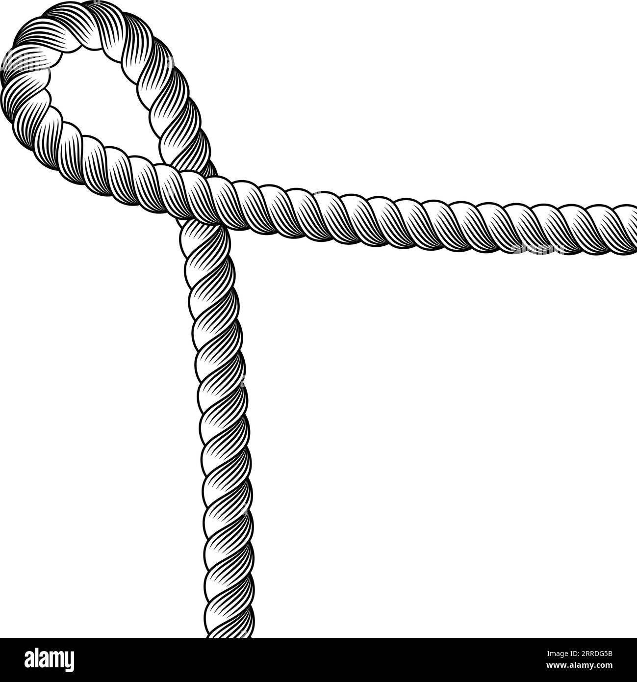 rope corner border Stock Vector Image & Art - Alamy
