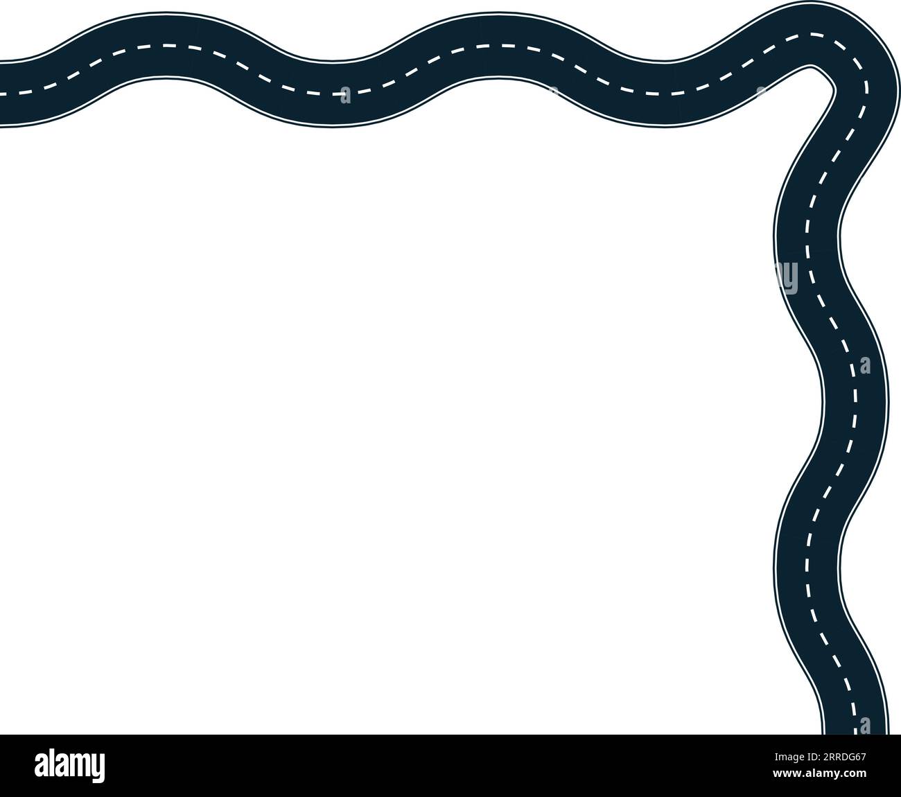 road corner border Stock Vector Image & Art - Alamy