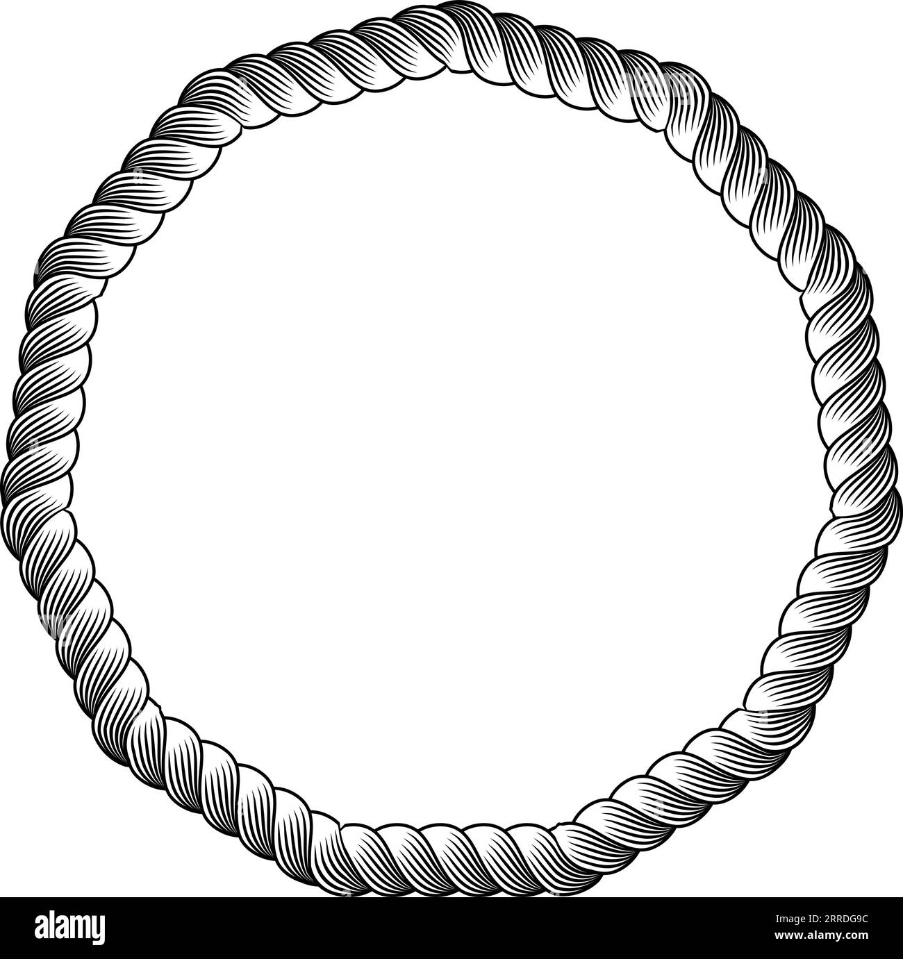 rope round frame border Stock Vector Image & Art - Alamy