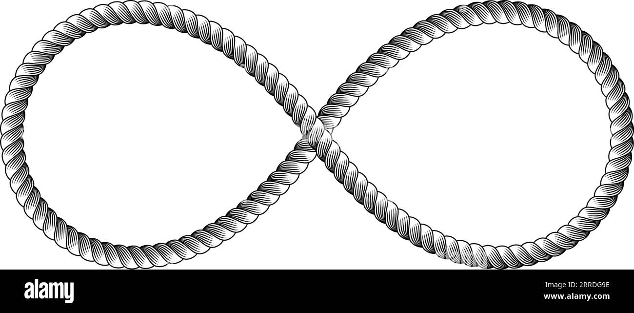 rope infinity line Stock Vector Image & Art - Alamy