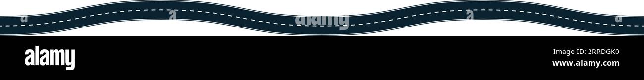 road wavy line Stock Vector Image & Art - Alamy