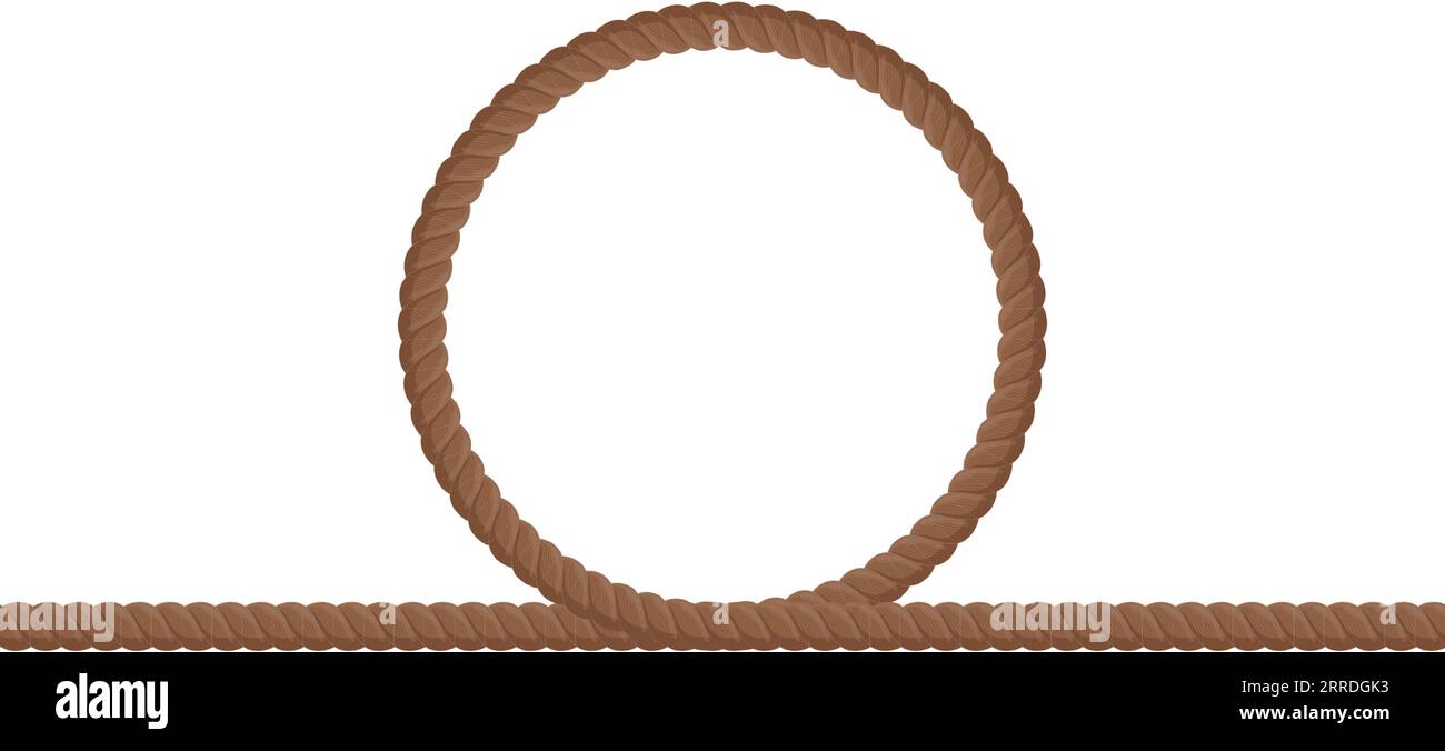 Rope twist border Stock Vector Images - Alamy