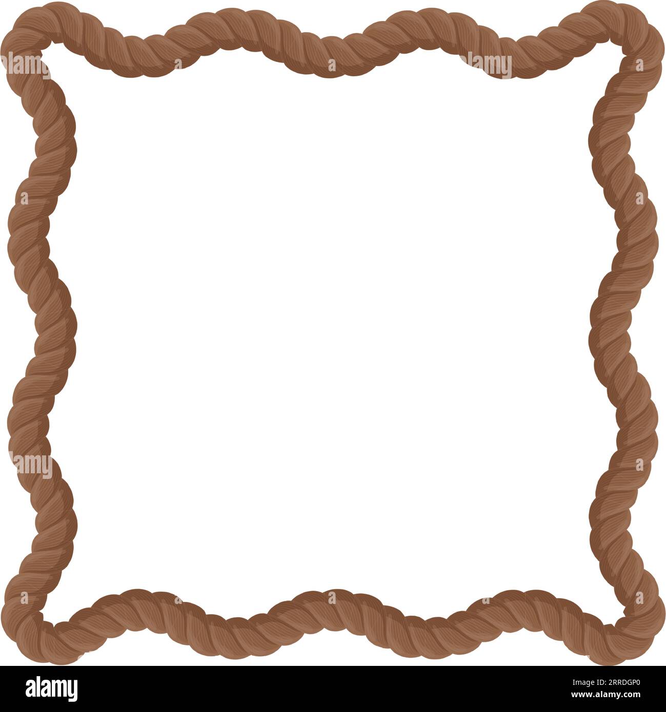 Rope twist border Stock Vector Images - Alamy