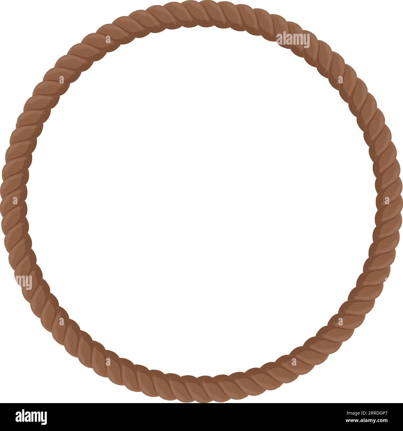 brown rope round frame border Stock Vector Image & Art - Alamy