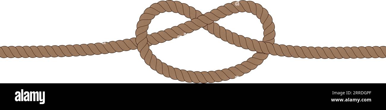 knot line border rope Stock Vector Image & Art - Alamy