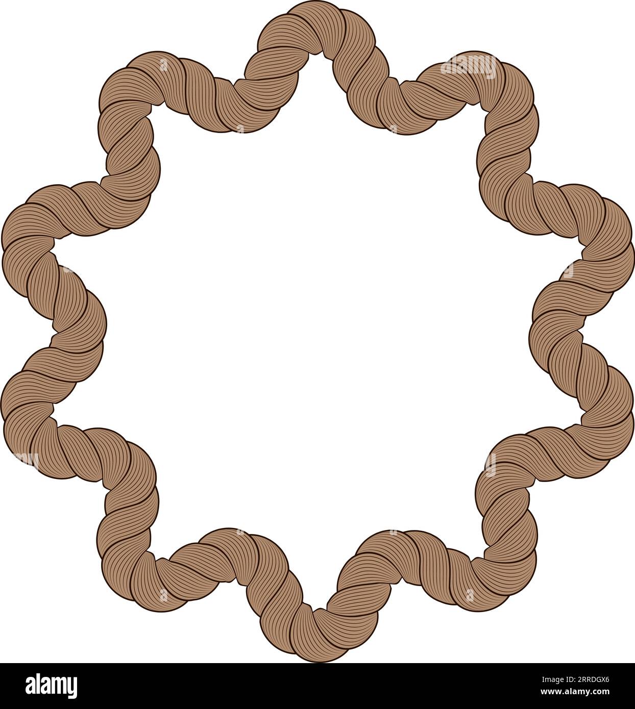 multi star frame rope Stock Vector Image & Art - Alamy