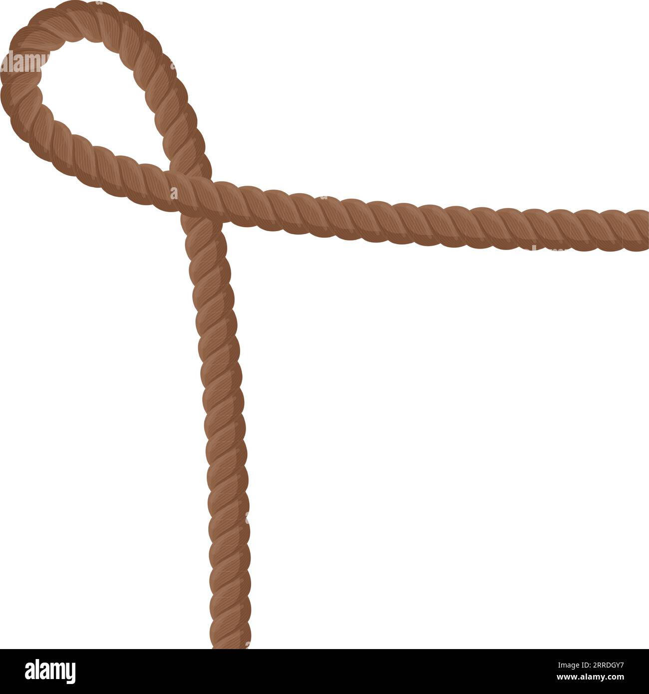 brown rope corner border Stock Vector Image & Art - Alamy