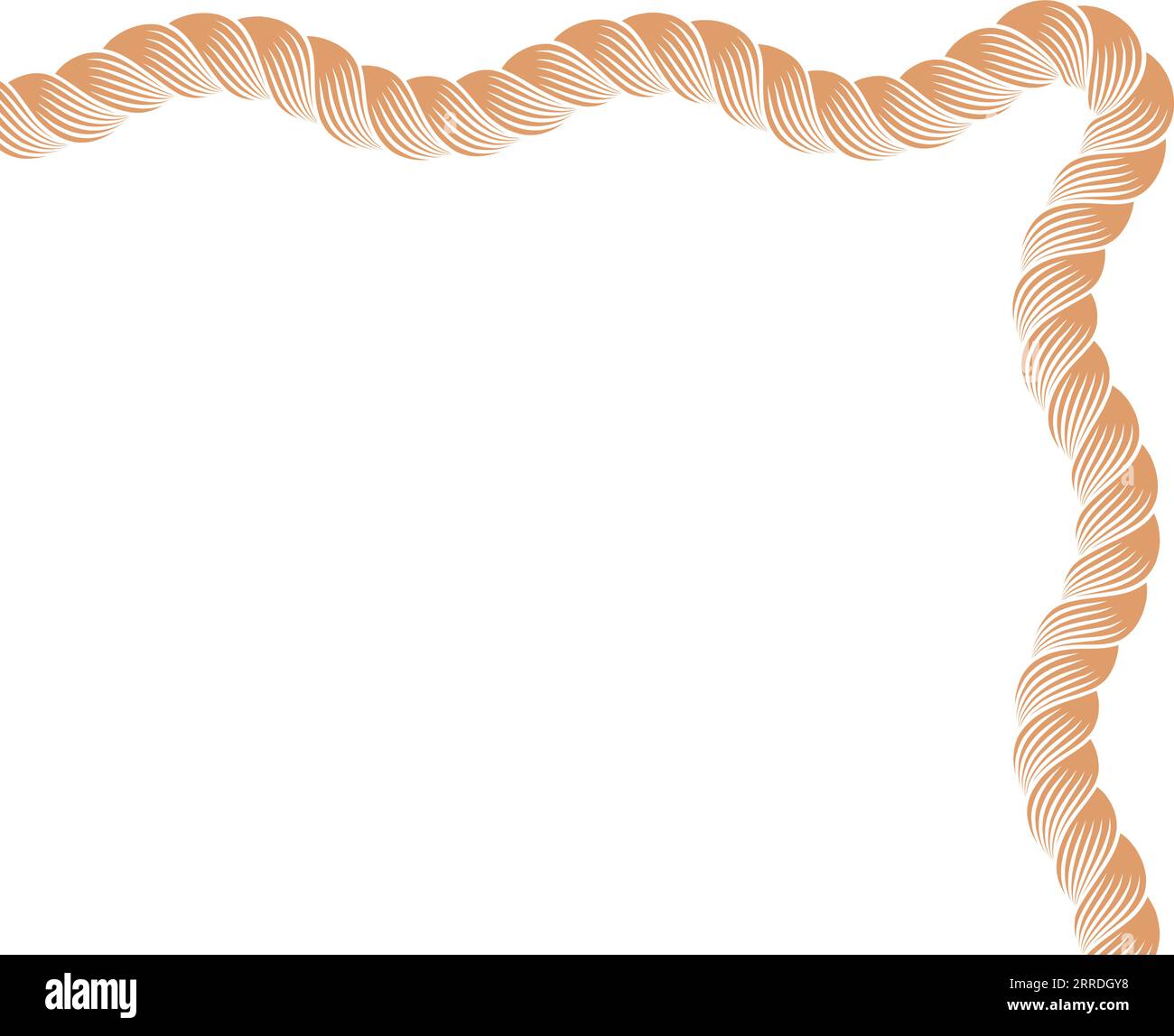rope corner border Stock Vector Image & Art - Alamy