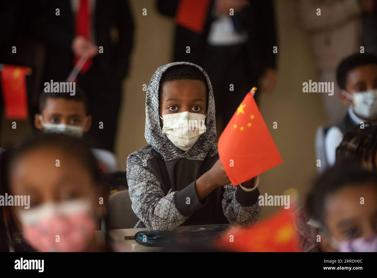 211225 -- ADDIS ABABA, Dec. 25, 2021 -- Students at Dimond Academy ...