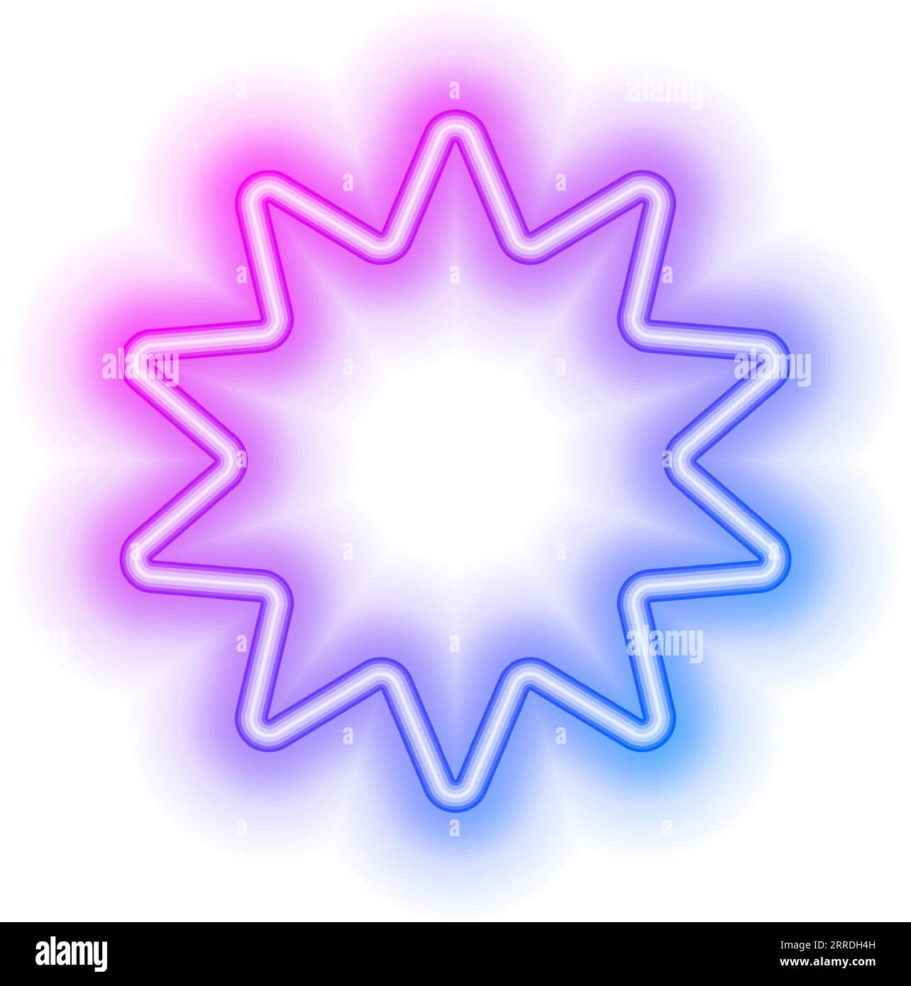 neon multi star frame Stock Vector Image & Art - Alamy