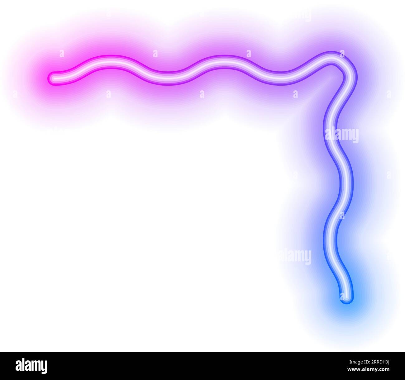 neon corner border Stock Vector Image & Art - Alamy