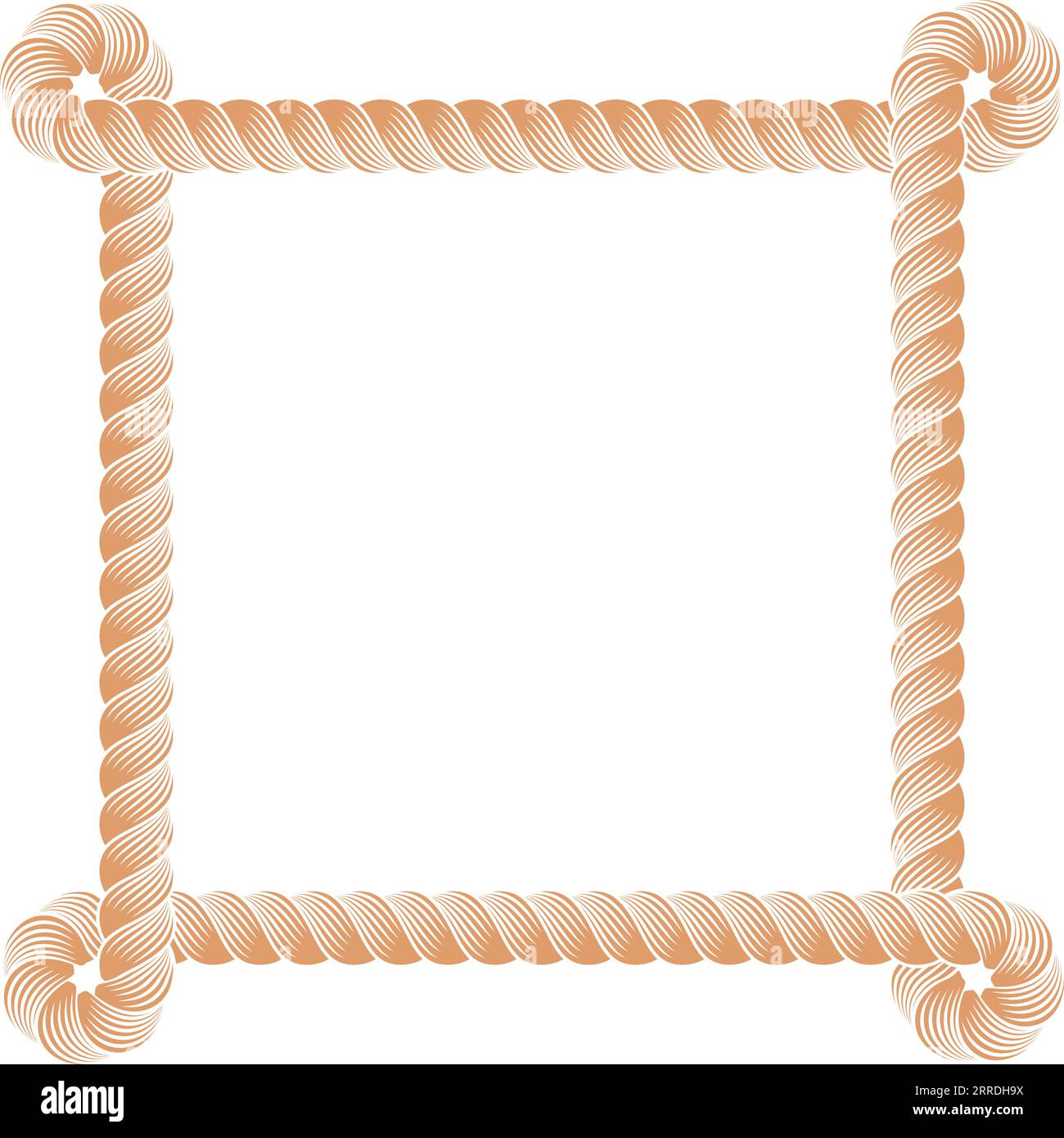 rope knot corner border Stock Vector Image & Art - Alamy