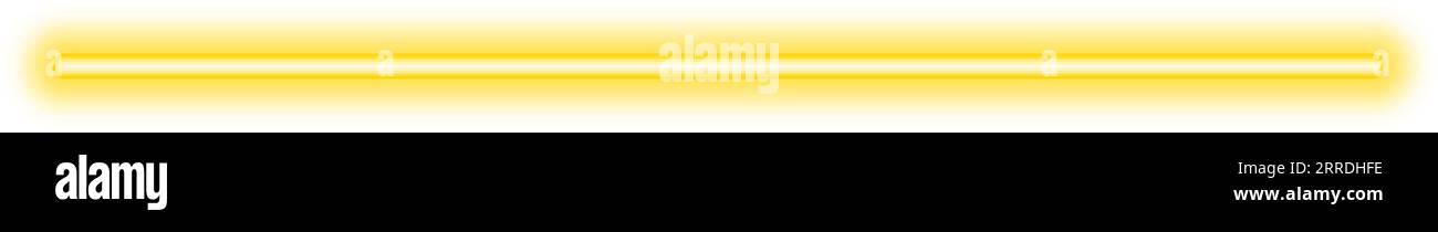 neon line divider yellow Stock Vector Image & Art - Alamy