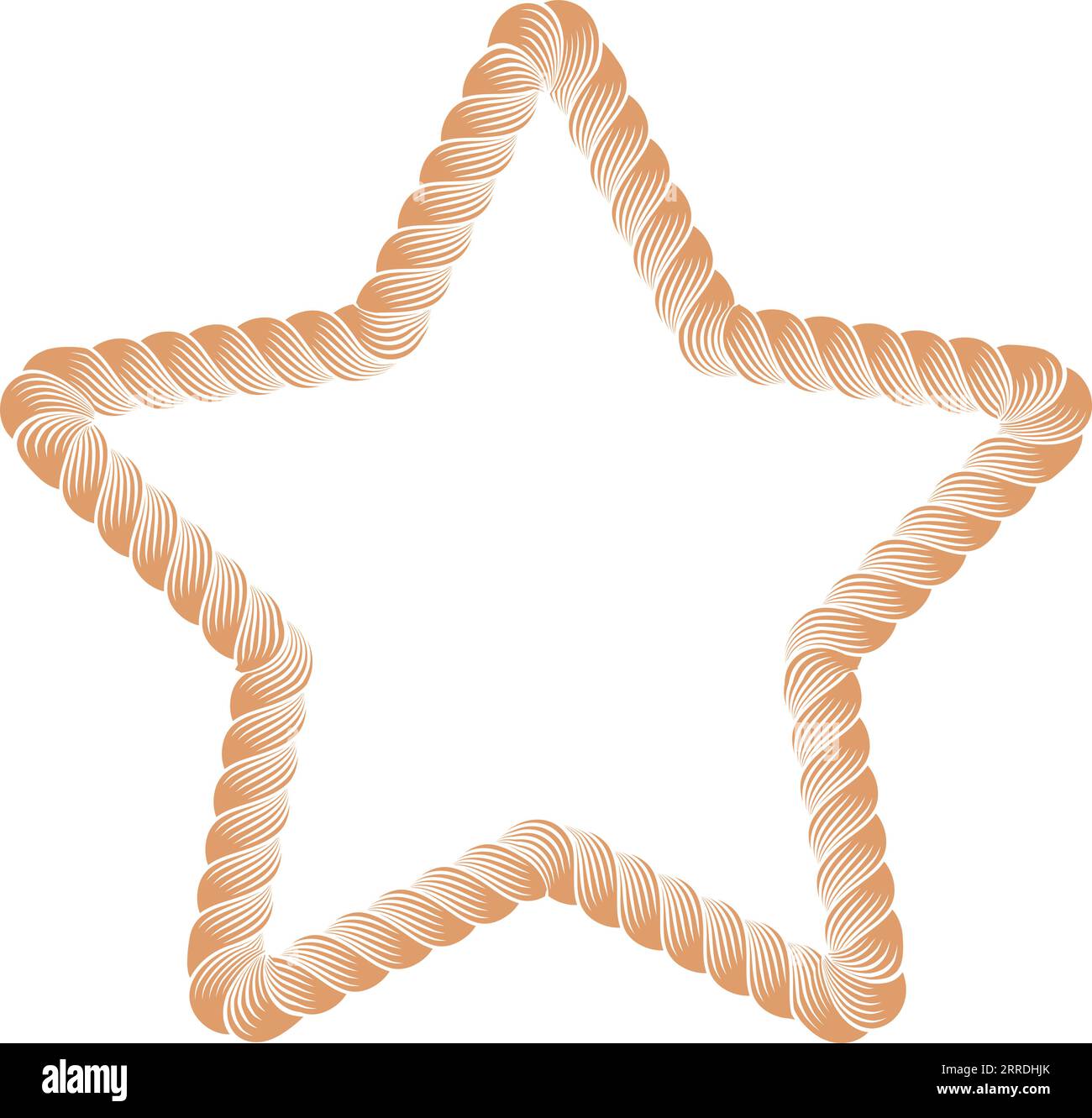 rope star frame Stock Vector Image & Art - Alamy