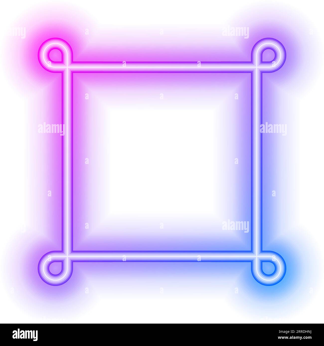 neon knot corner border Stock Vector Image & Art - Alamy