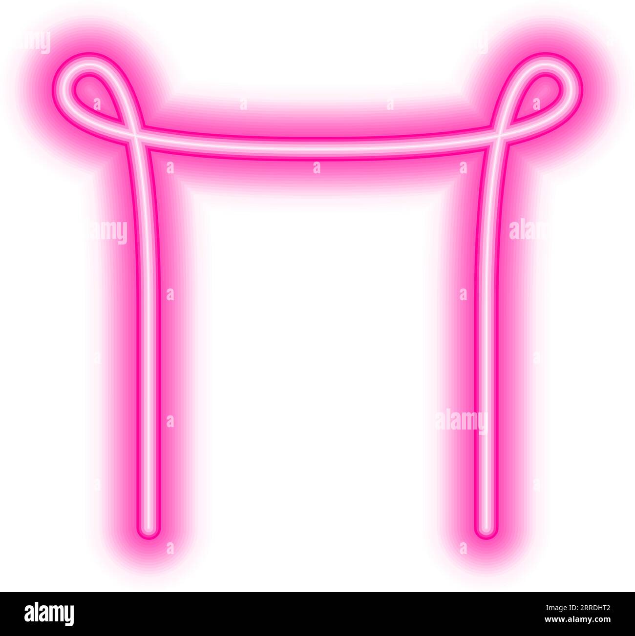 pink knot corner border neon Stock Vector Image & Art - Alamy
