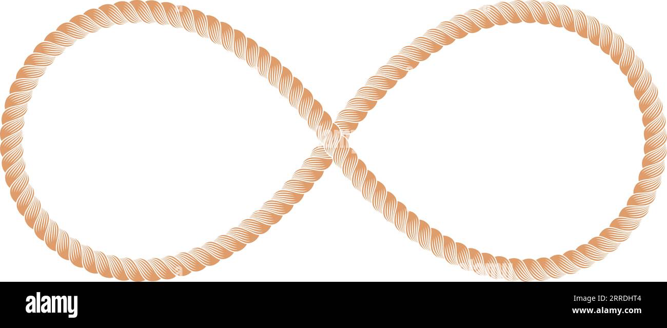 rope infinity line Stock Vector Image & Art - Alamy