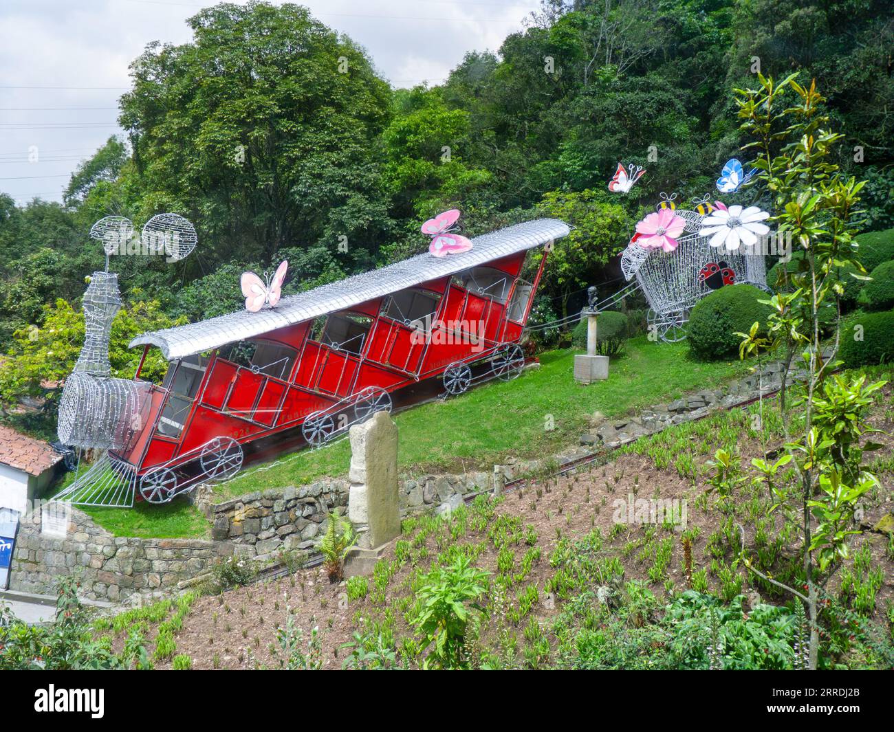 Bogota funicular to Montserrat cathedral in the Colombian capital is a ...