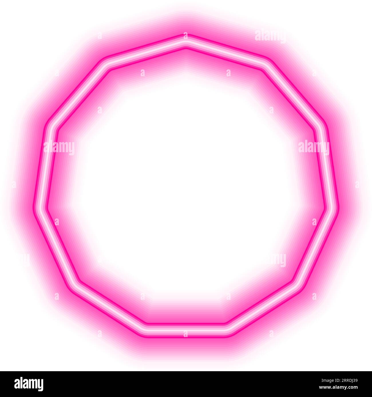 pink round frame border neon Stock Vector Image & Art - Alamy