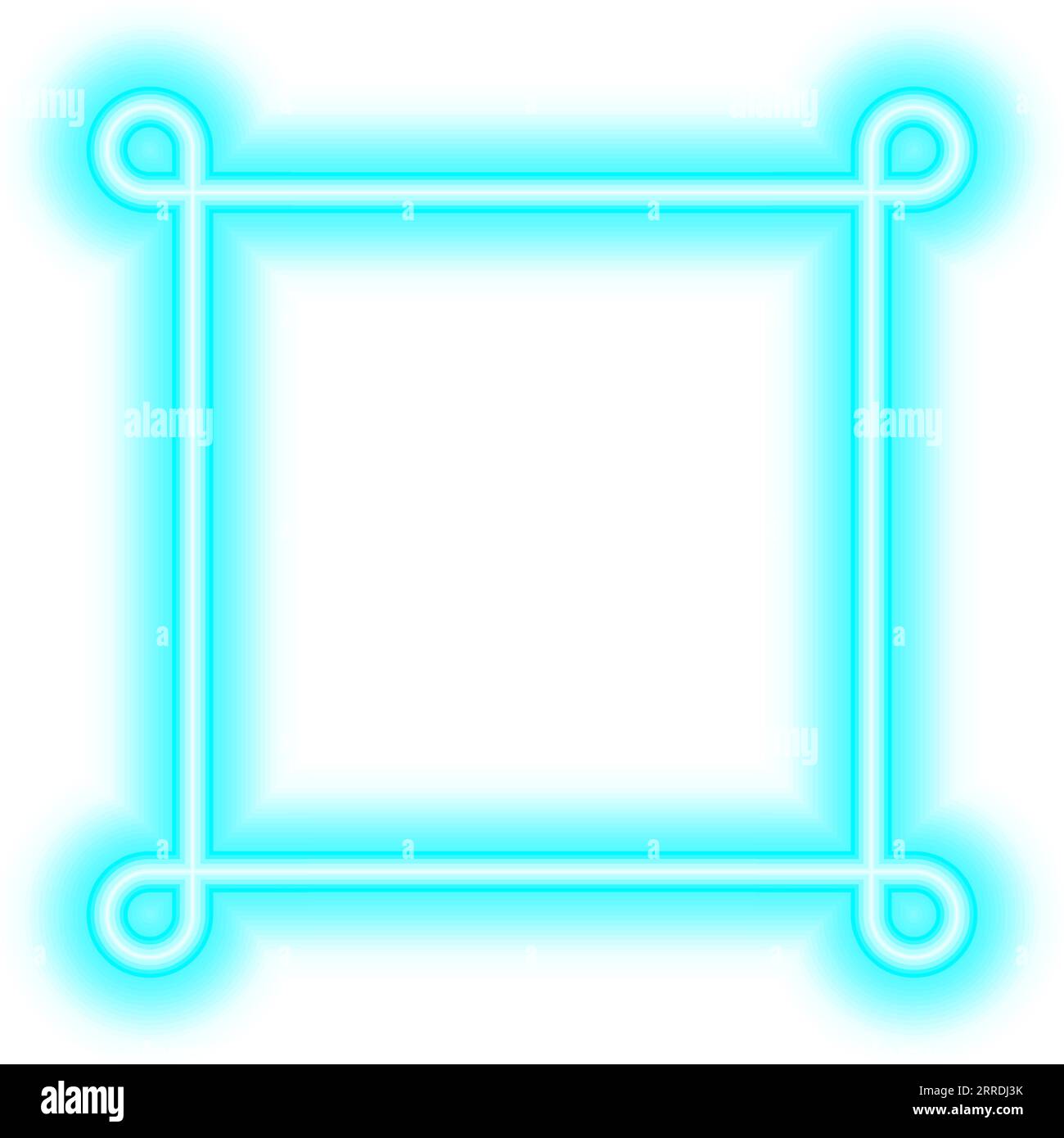 blue neon knot corner border Stock Vector Image & Art - Alamy