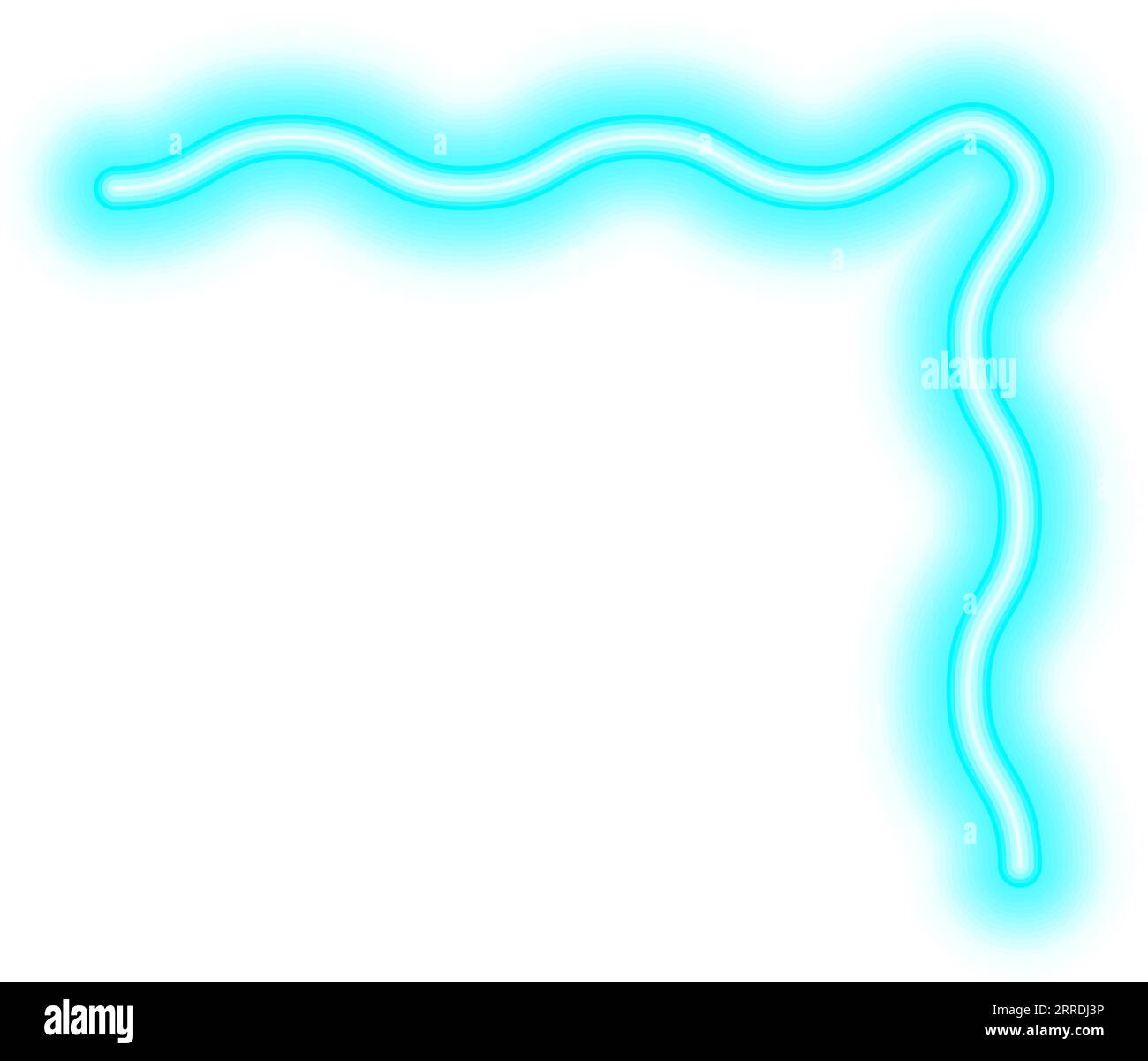 blue neon corner border Stock Vector Image & Art - Alamy