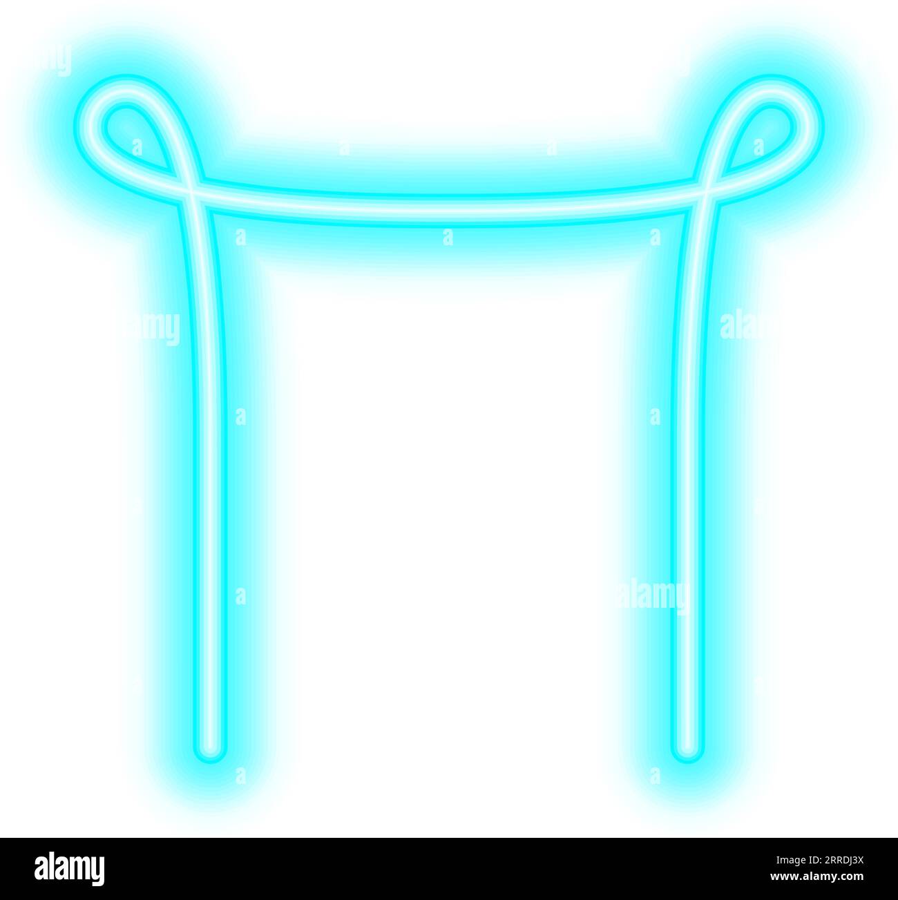 blue neon knot corner border Stock Vector Image & Art - Alamy