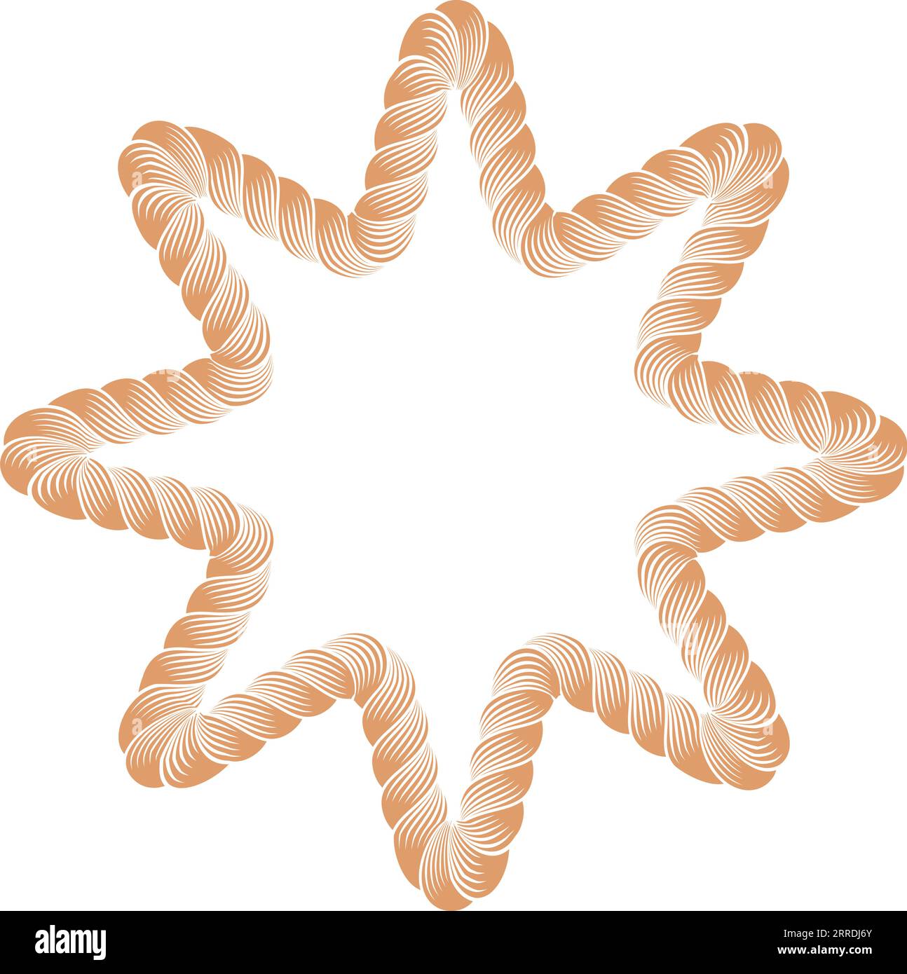 rope multi star frame Stock Vector Image & Art - Alamy