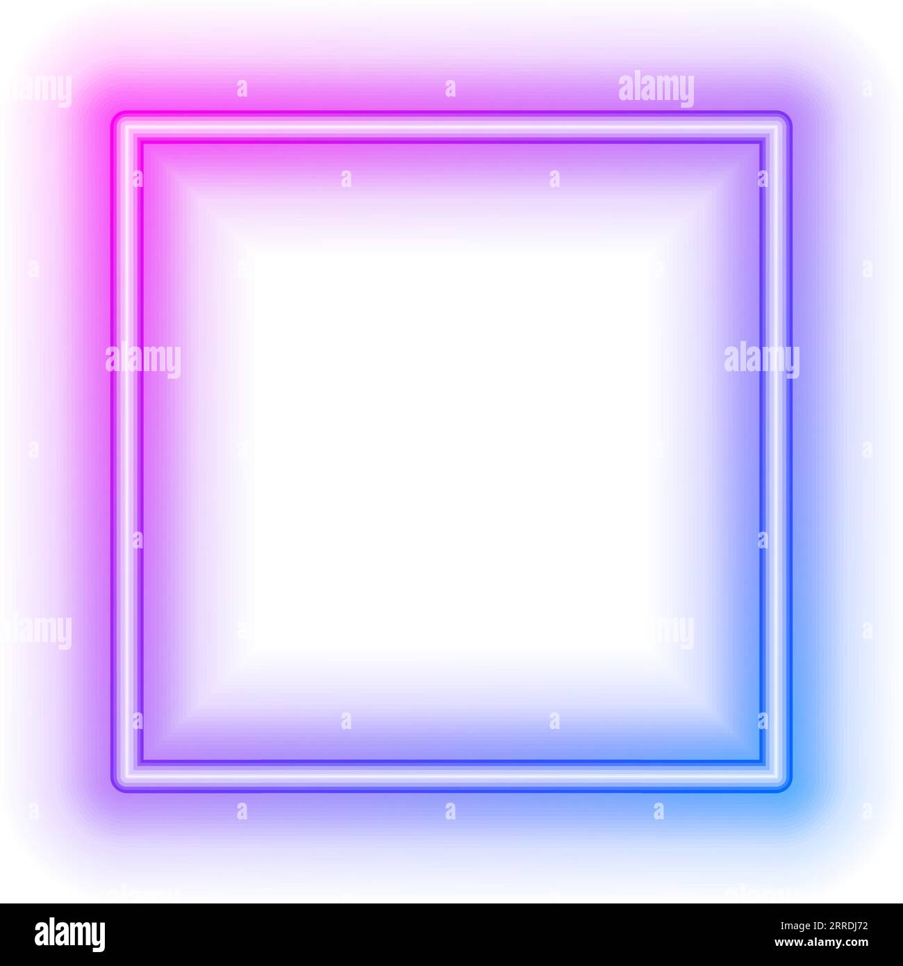 neon square frame Stock Vector Image & Art - Alamy