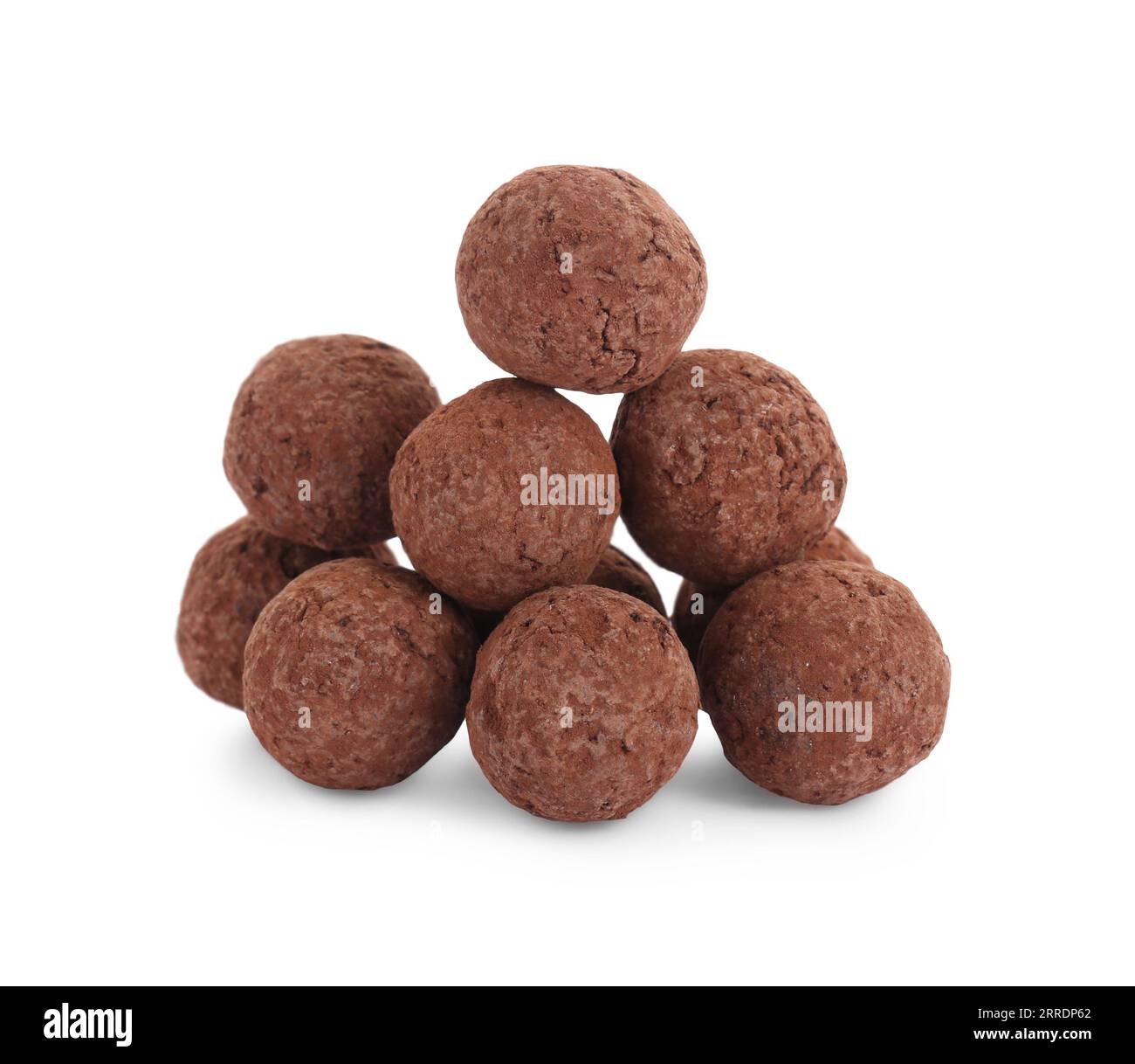 Tasty sweet chocolate candies isolated on white Stock Photo - Alamy