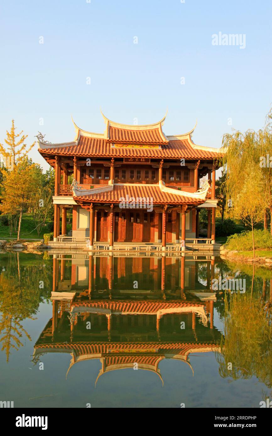 Chinese ancient architecture scenery Stock Photo - Alamy