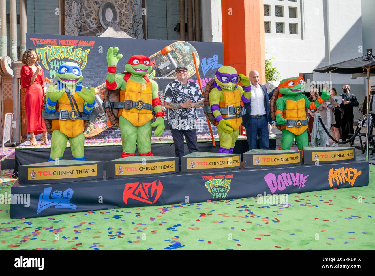 September 7, 2023, Hollywood, California, USA: Leonardo, Raphael, Co ...