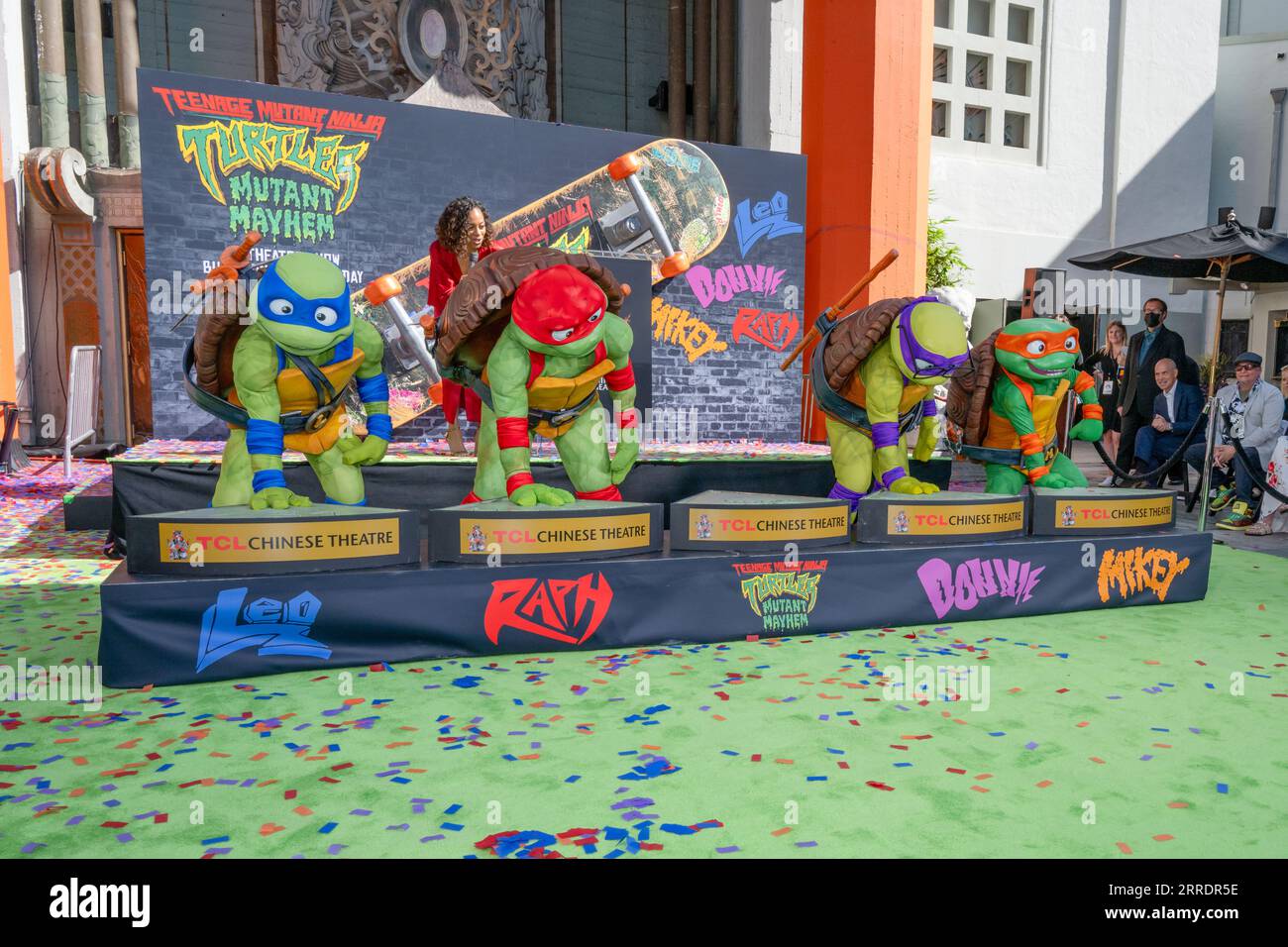September 7, 2023, Hollywood, California, USA: Leonardo, Raphael ...