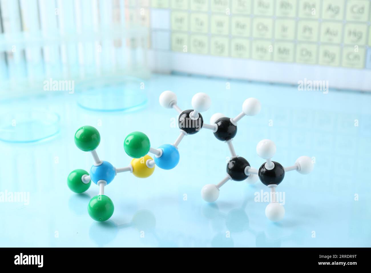 Molecular model on light hi-res stock photography and images - Alamy