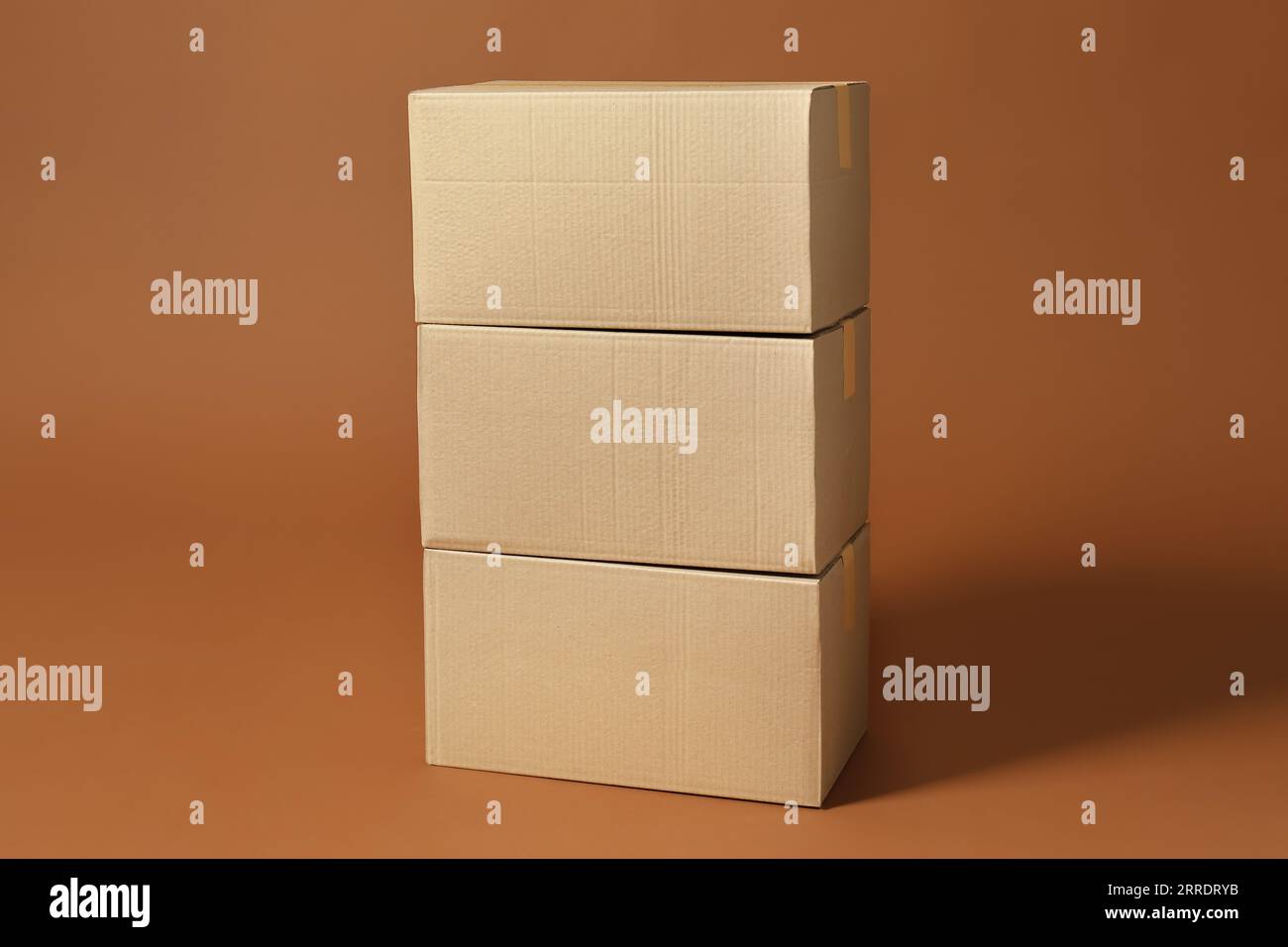 Stack cardboard square gift hi-res stock photography and images - Alamy