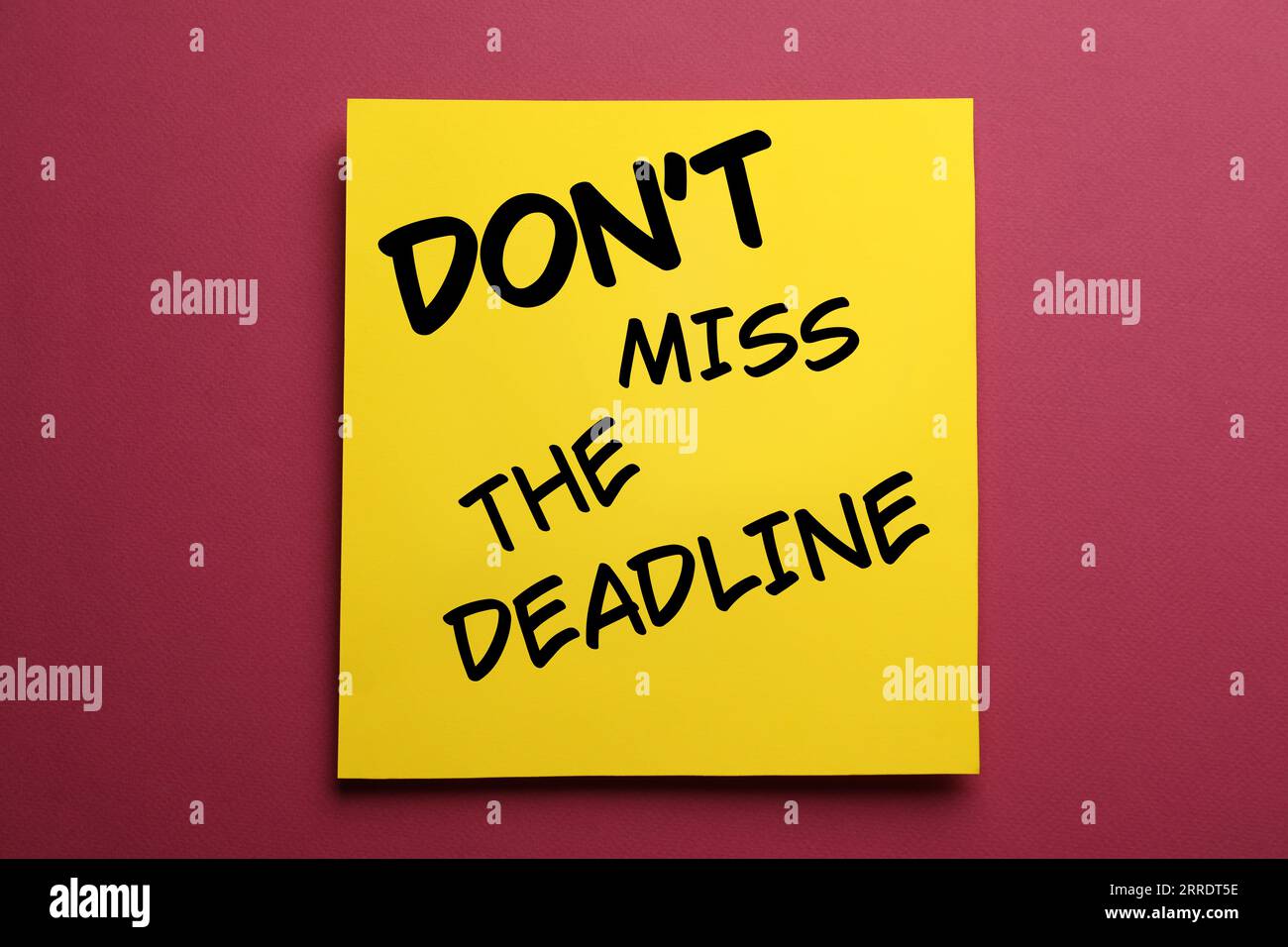 Examination reminder message hi-res stock photography and images - Alamy