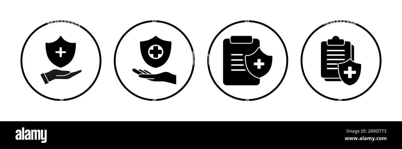 Health insurance icon vector. medical insurance icon Stock Vector Image ...
