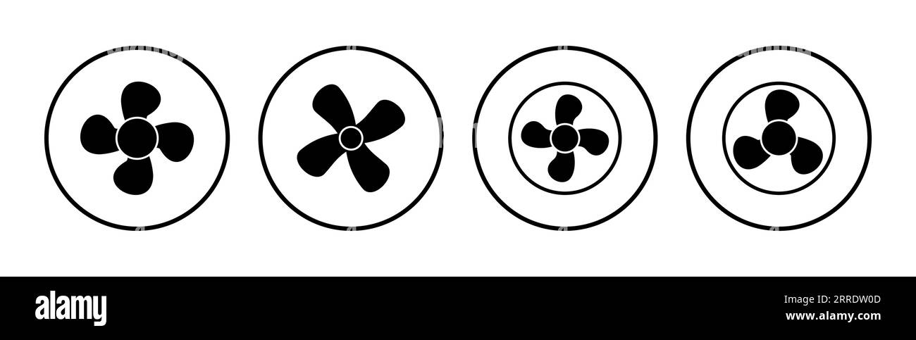 Fan icon vector. blower icon. propeller. ceiling Stock Vector Image ...