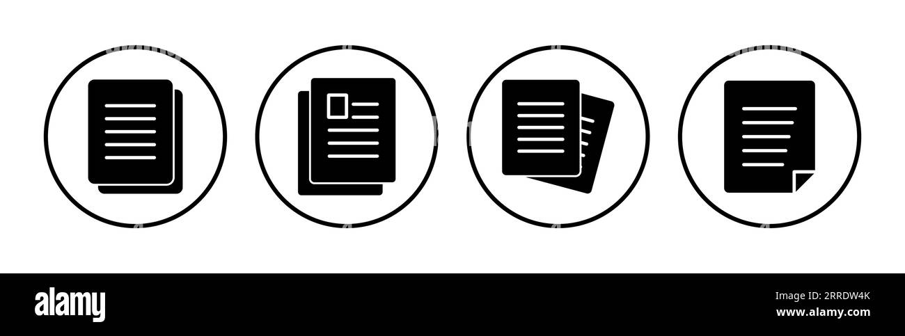 Document icon vector. Paper icon. File Icon Stock Vector Image & Art ...